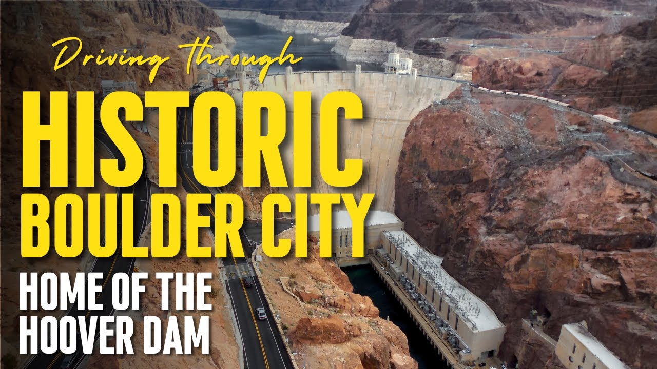 Historic Downtown Boulder City - 4k Scenic Drive - YouTube