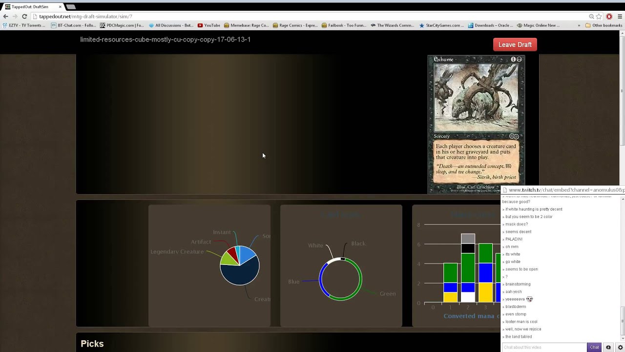 Limited Resources Cube Draft #1 Drafting - YouTube