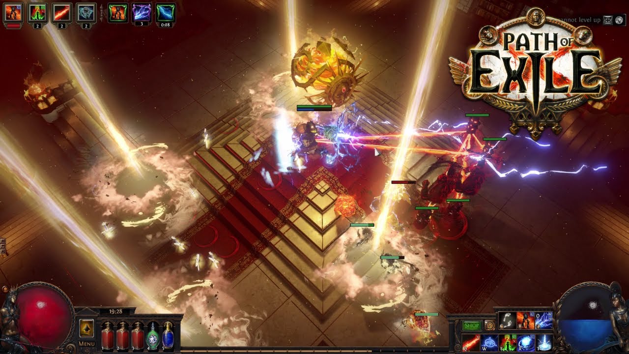 PoE Gameplay - Marauder Chieftain Crackling Lance [QHD] - YouTube