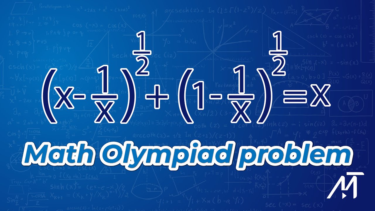 A tricky problem with divine answer | Math Olympiad Problem - YouTube