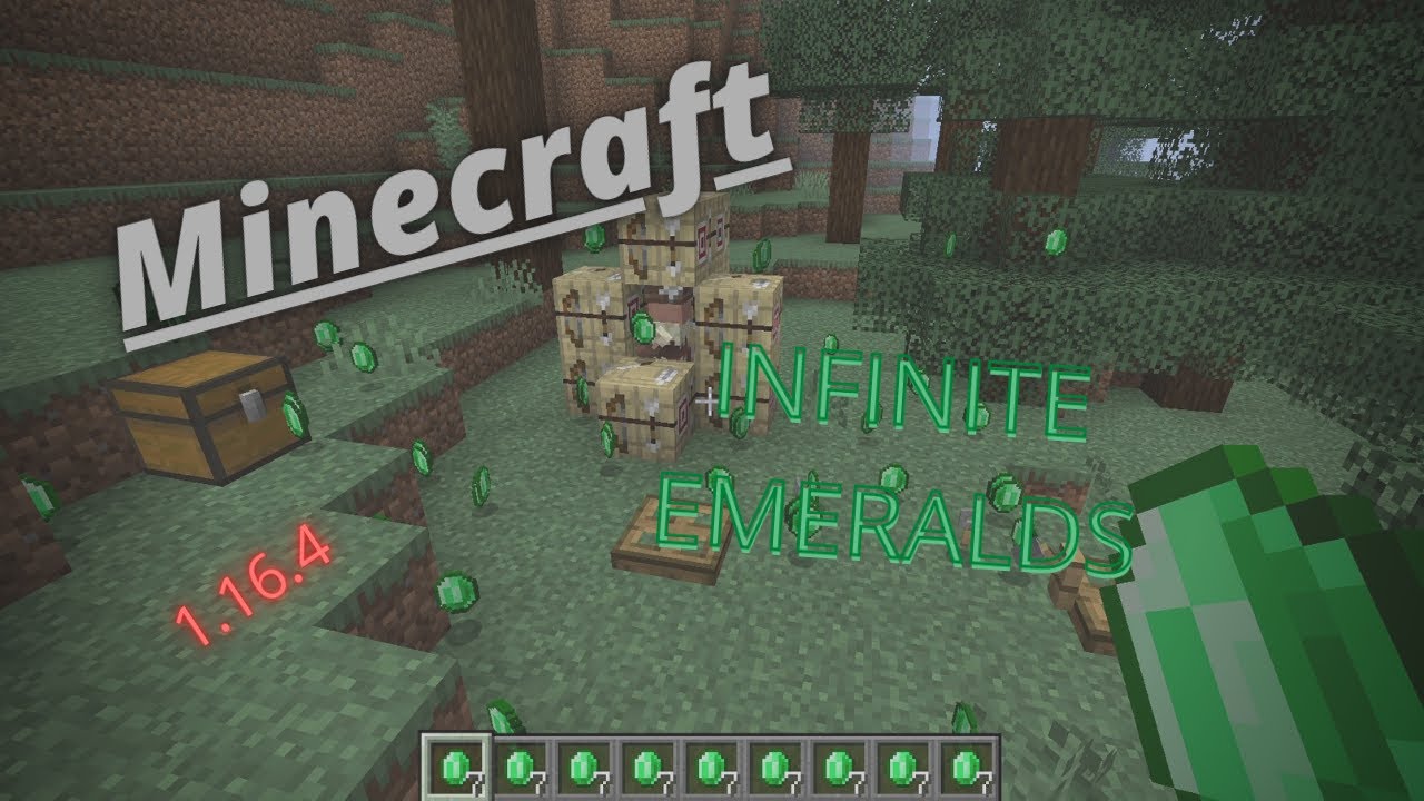 Easy infinite Emeralds (1.16.4) - YouTube