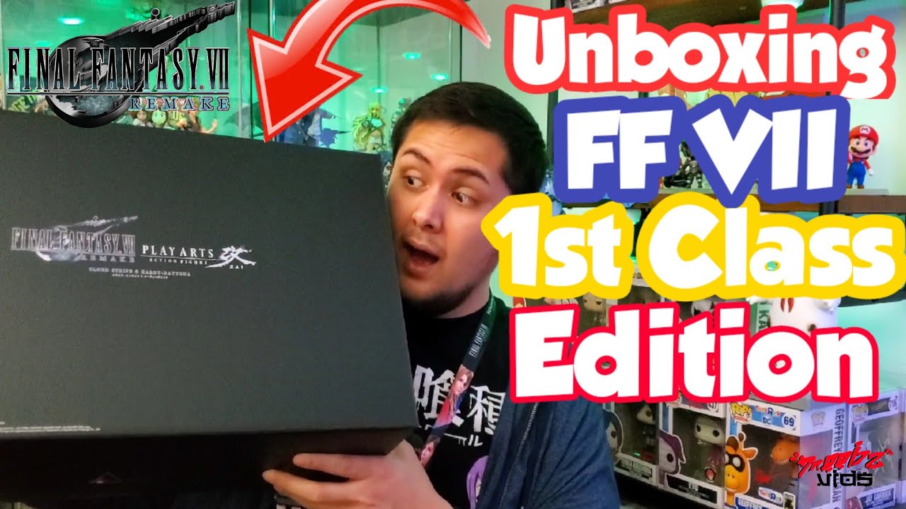 Final Fantasy VII Remake 1st Class Edition Unboxing - YouTube