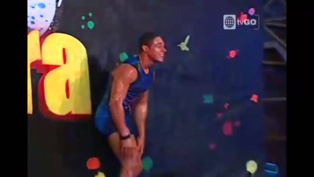 Handsome Model Getting Slimed - YouTube