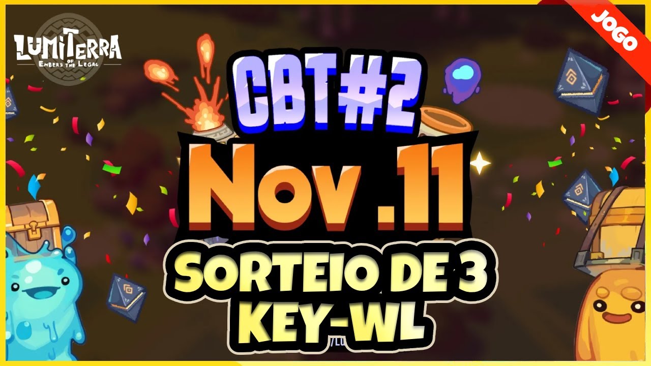 SORTEIO DE 3 KEY-WL PARA O LUMITERRA - YouTube