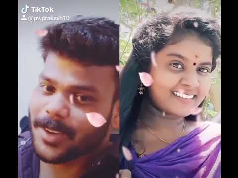Prakash with Priya tik Tak love songs(5) - YouTube