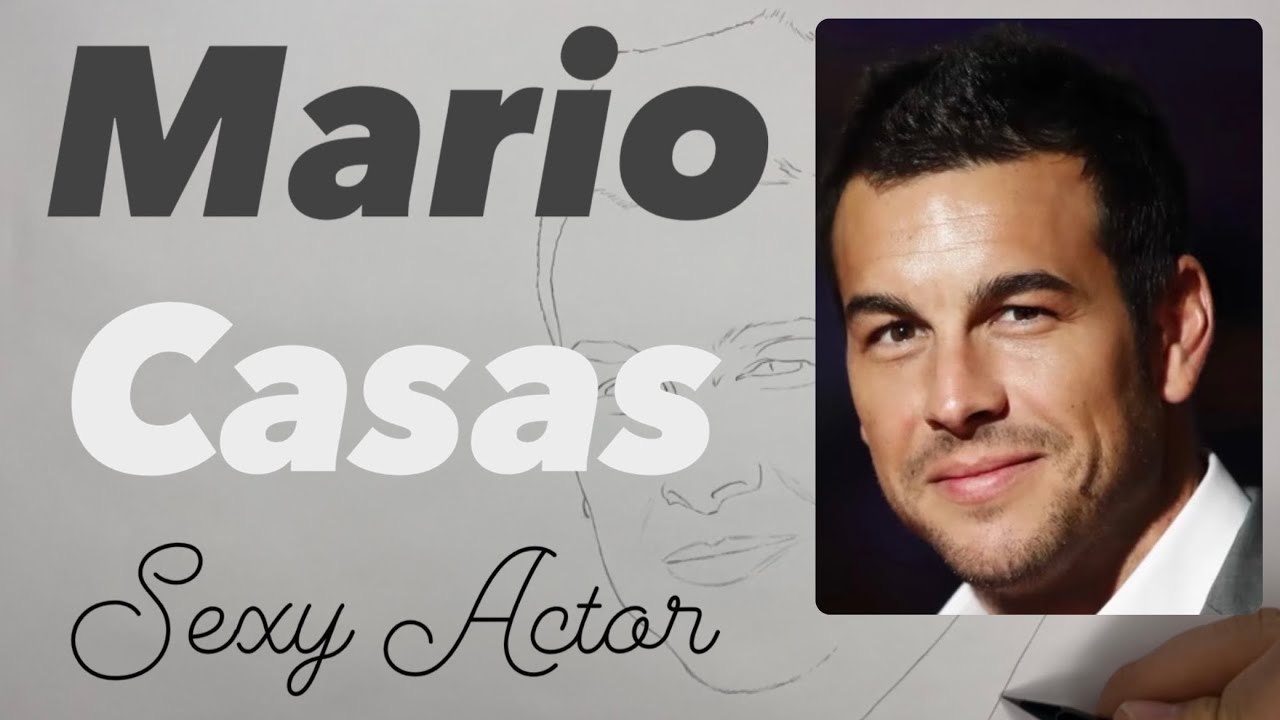 How To Draw Hottest Spanish Actor | Mario Casas - YouTube