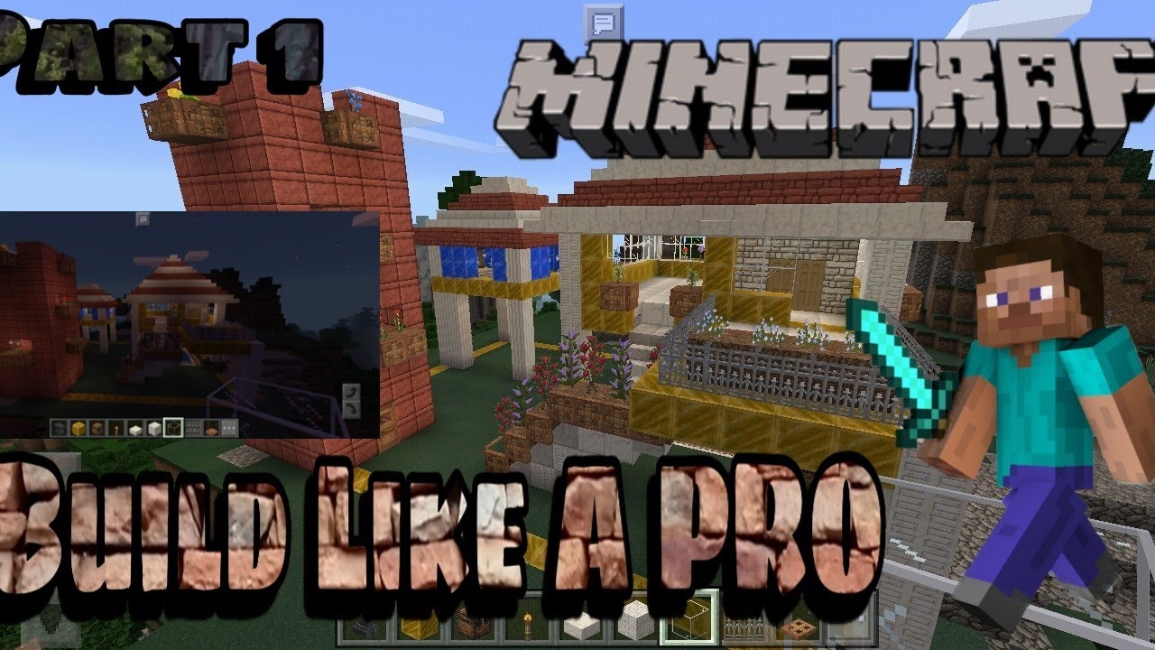 Build Like PRO || PART 1 Minecraft Gaming PE Mood - YouTube