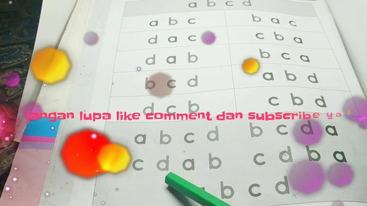 CARA MEMBACA ABJAD ABCD ( Part-1) - YouTube