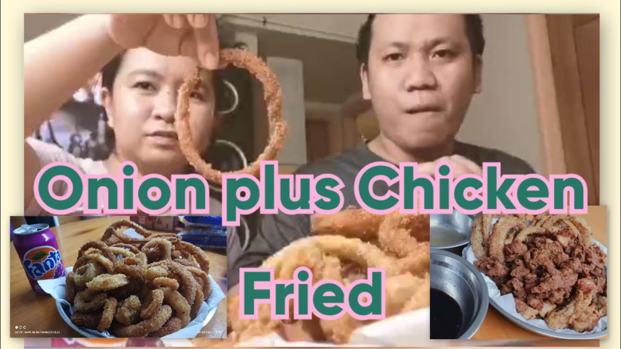 Onion Rings + Chicken(skin&neck) | MUKBANG - YouTube