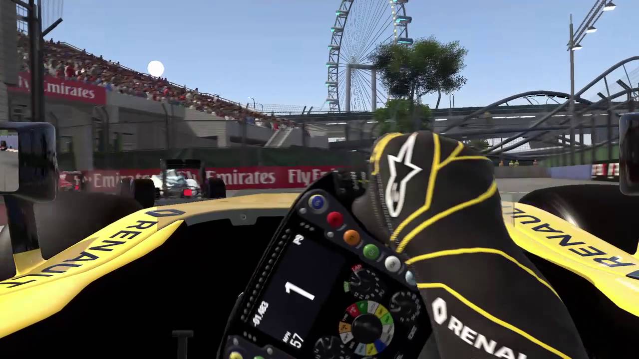 F1™ 2016 - Singapore street circuit. Understeer, Oversteer, and Lock-up ...