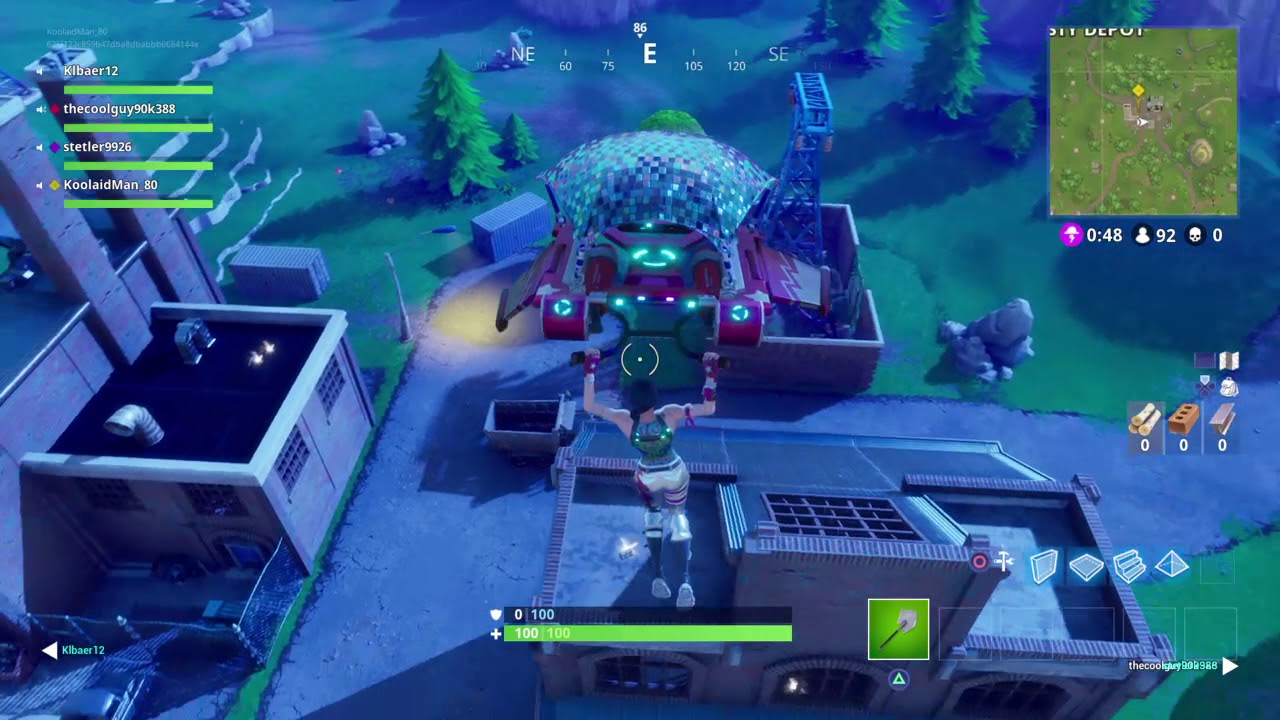 Solo Squad clutch (Lone wolf) Fortnite BR - YouTube