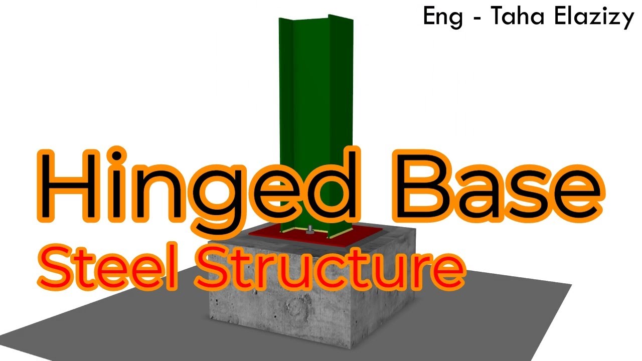 Hinged Base For Steel Structure - YouTube