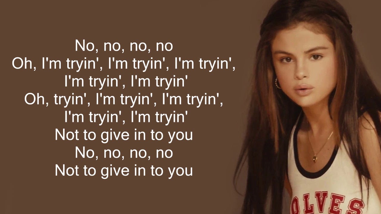 Selena Gomez Bad Liar Lyrics YouTube