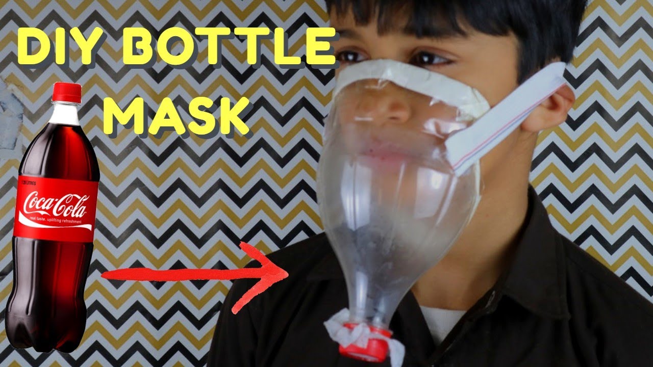 How To Make a Reusable Face Mask With Plastic Bottle | Virus Protection ...