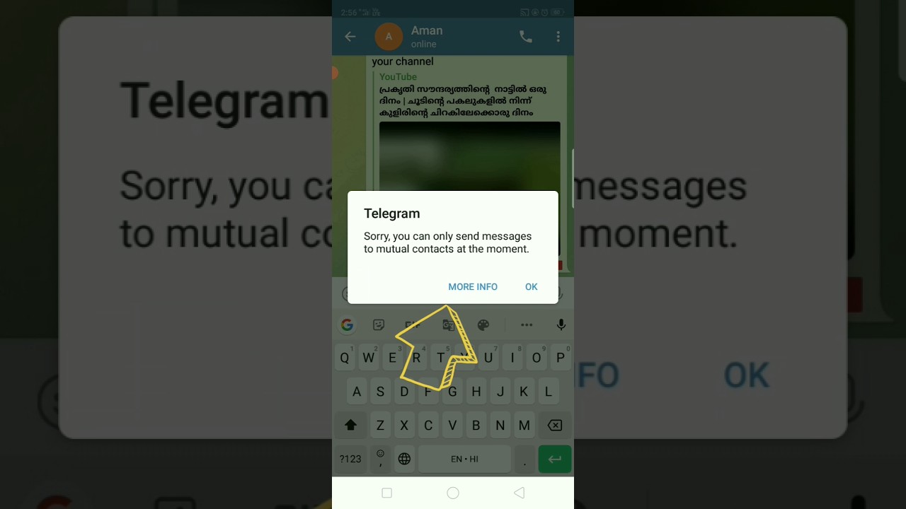 telegram problem solved - YouTube