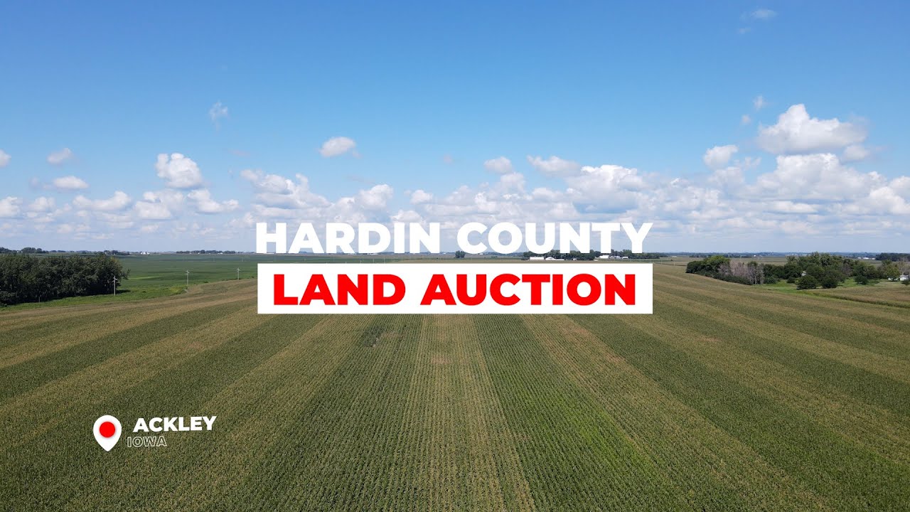 Hardin County, IA Land Auction - 92± Acres - YouTube