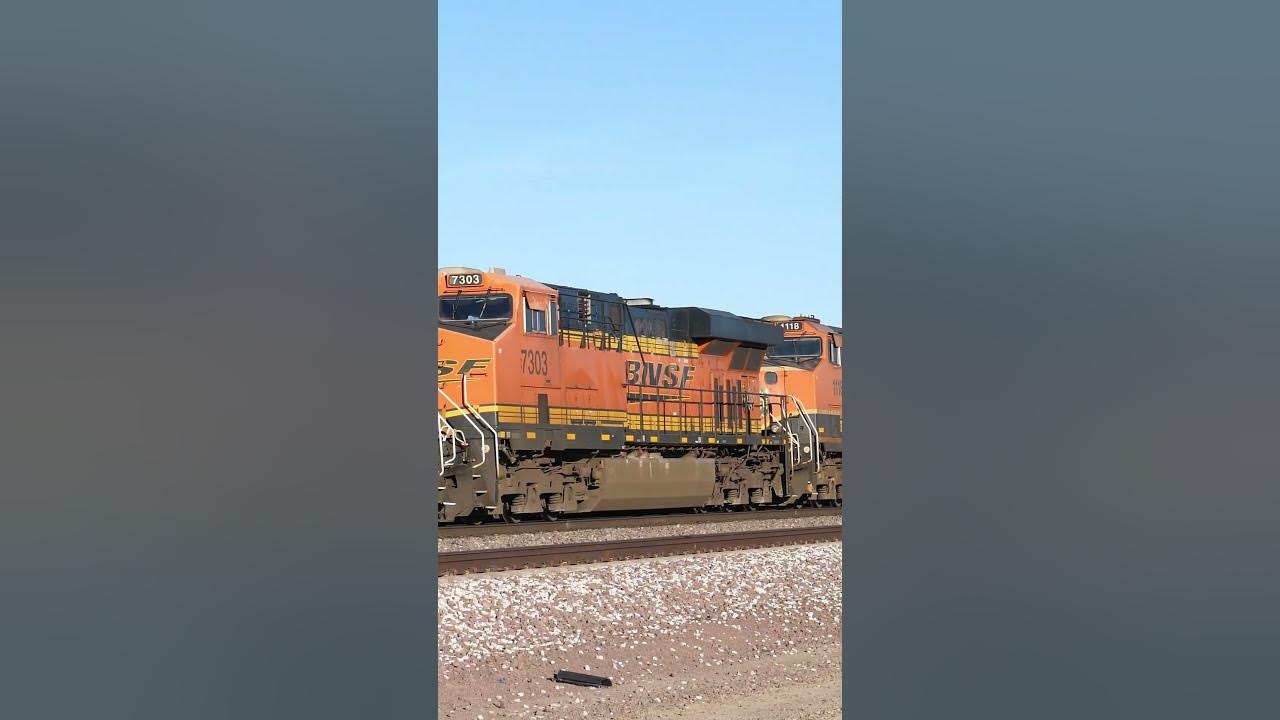 BNSF 8194 EB STACK TRAIN MP 740 NEEDLES SUB NEBO ST 10-31-2023 #railfaning #railfan #railfanner ...