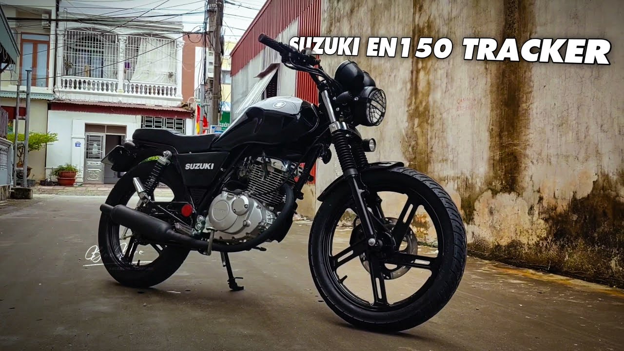 Suzuki EN150 style Tracker | NT ft. Hoàn Motor - YouTube