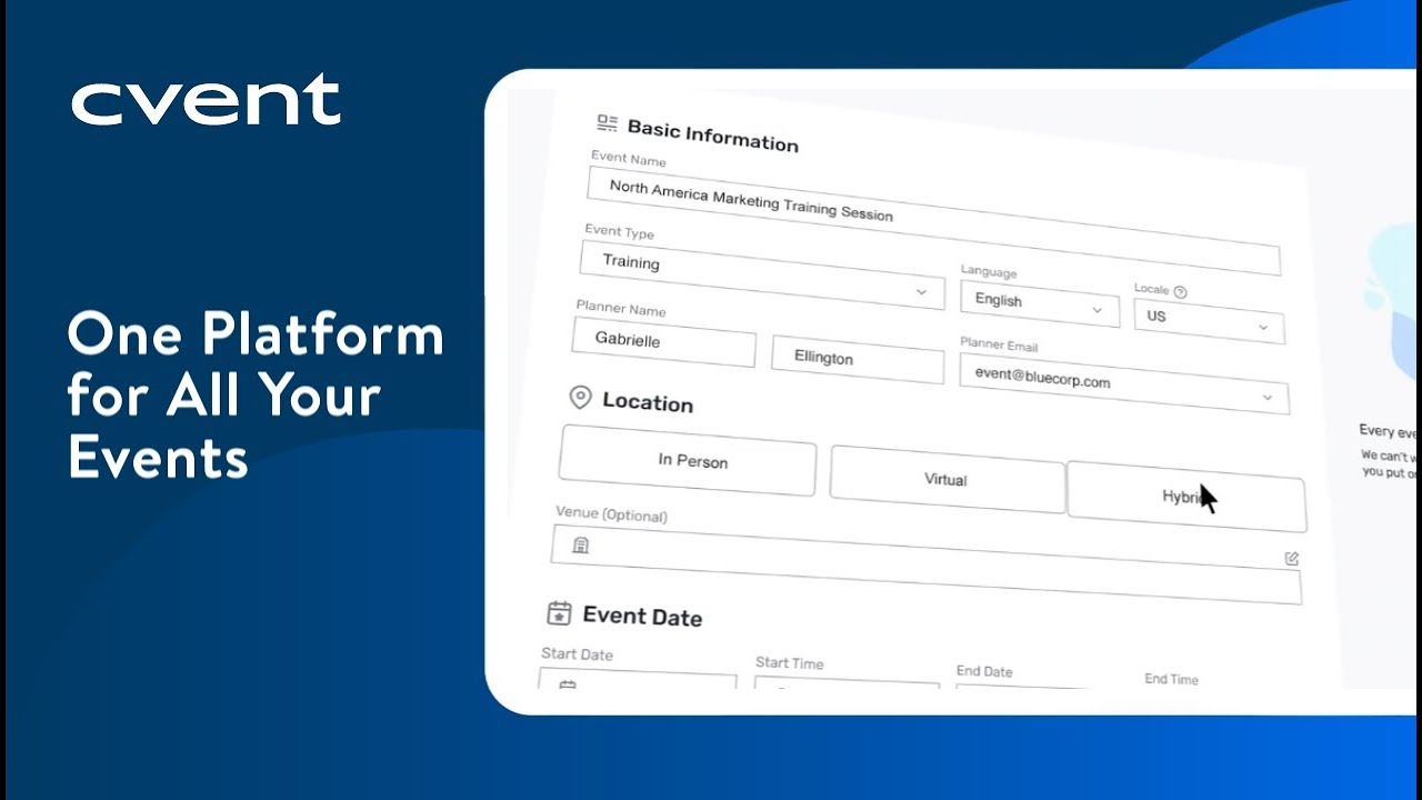 One Platform for All Your Events - YouTube