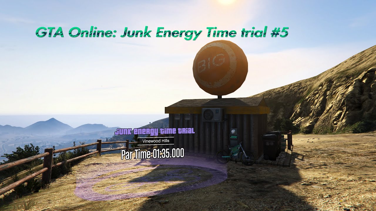 GTA Online: Junk Energy Time trials #5 - Vinewood Hills - YouTube