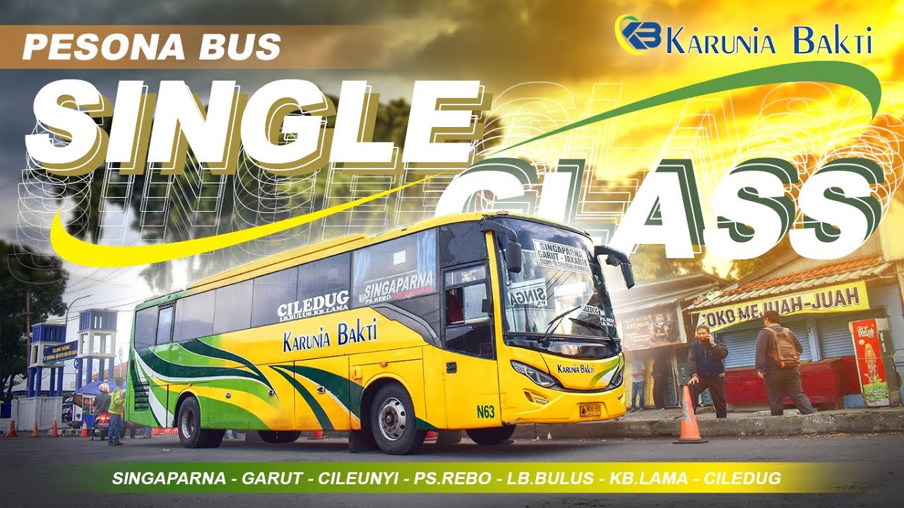GARUT - JAKARTA | "New Normal" Naik Bus KARUNIA BAKTI (N63) Hino RG ...