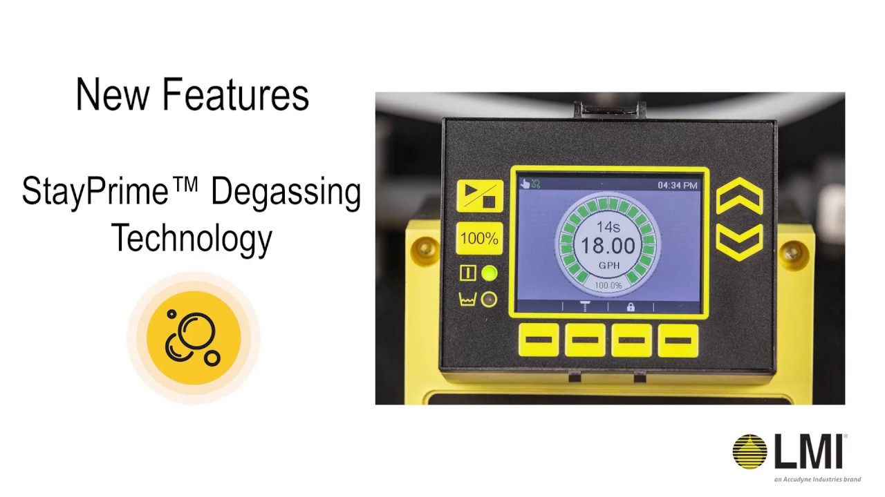LMI's EXCEL XR Metering Pump with New Features and Benefits - YouTube