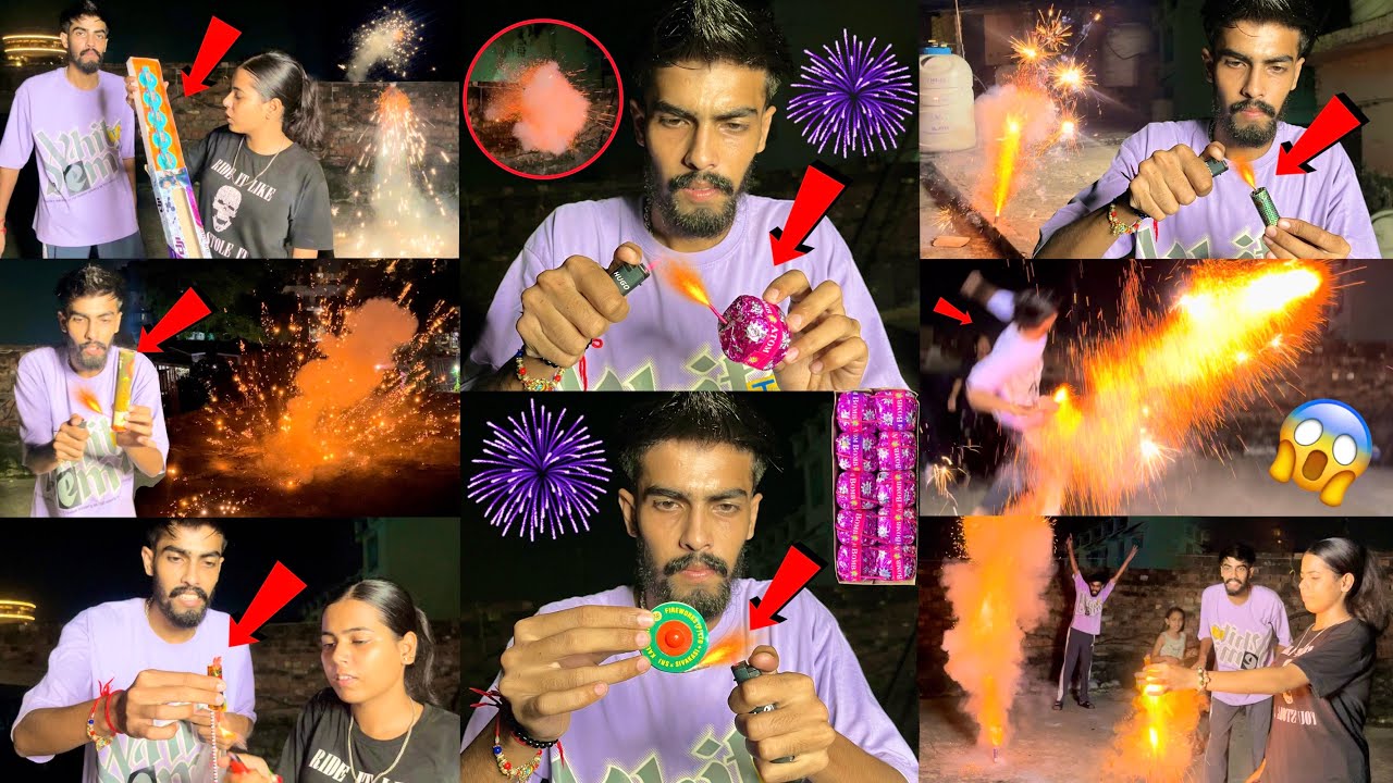 New 2025 Crackers Testing | Rockets, SkyShots, Anaar, Atom Bomb, Bullet ...