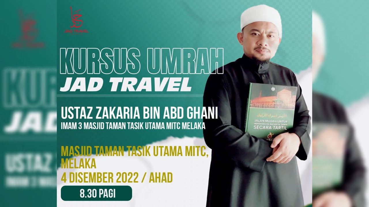 RAKAMAN : KURSUS UMRAH JAD TRAVEL 04 DEC 2022 - YouTube