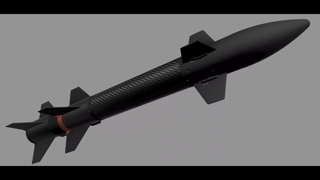 Active attitude control two-stage rocket - YouTube