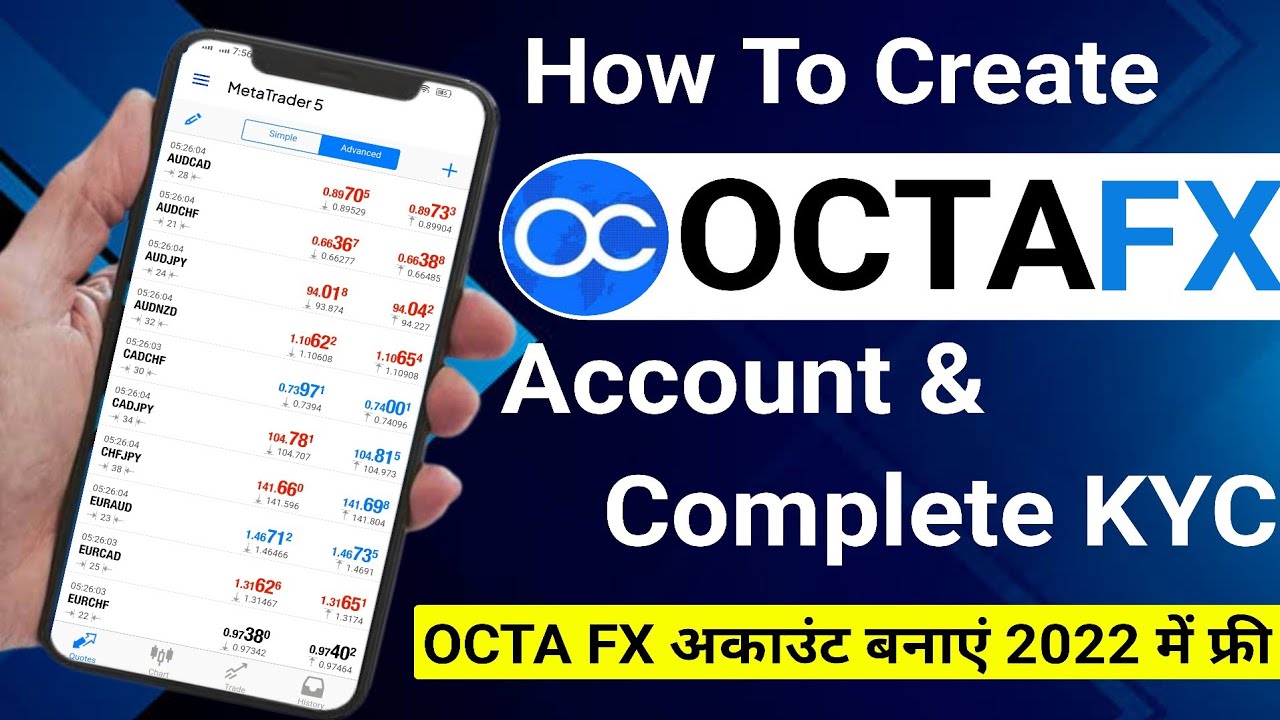 How To Create OctaFX Account In Mobile & Complete KYC In 2022 || OctaFX ...