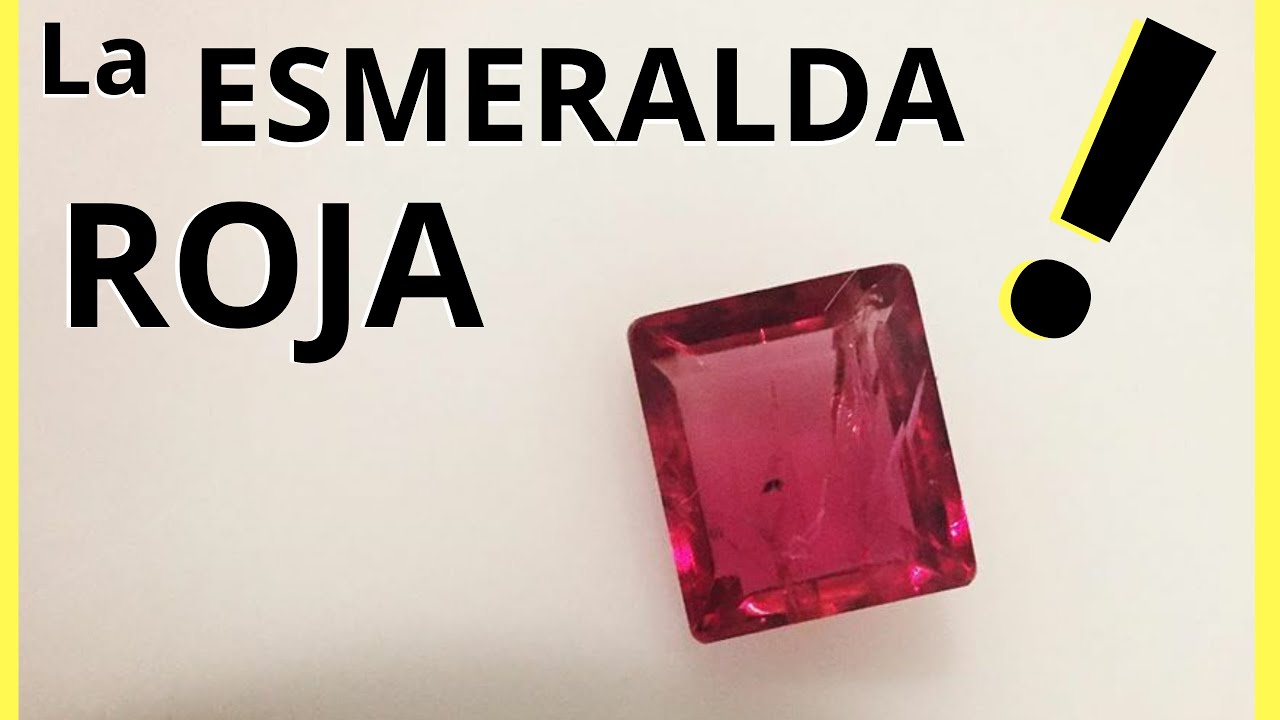 Esmeralda Roja BIXBITA | La familia del Berilo | Que es la BIXBITA ...