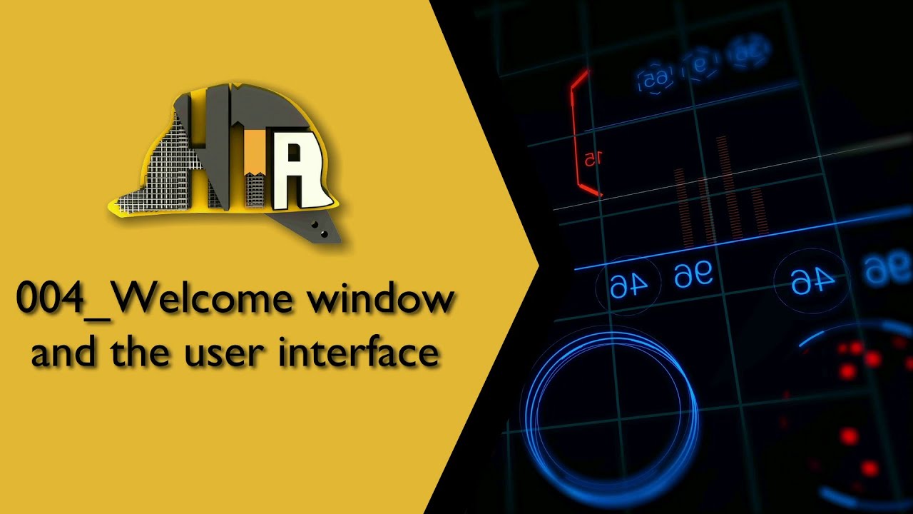 Welcome window and the user interface - Allplan Cours/Tutorial - YouTube