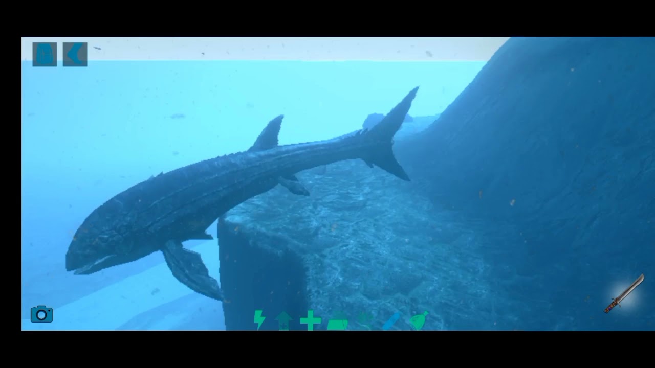 Leedsichthys on ark mobile - YouTube