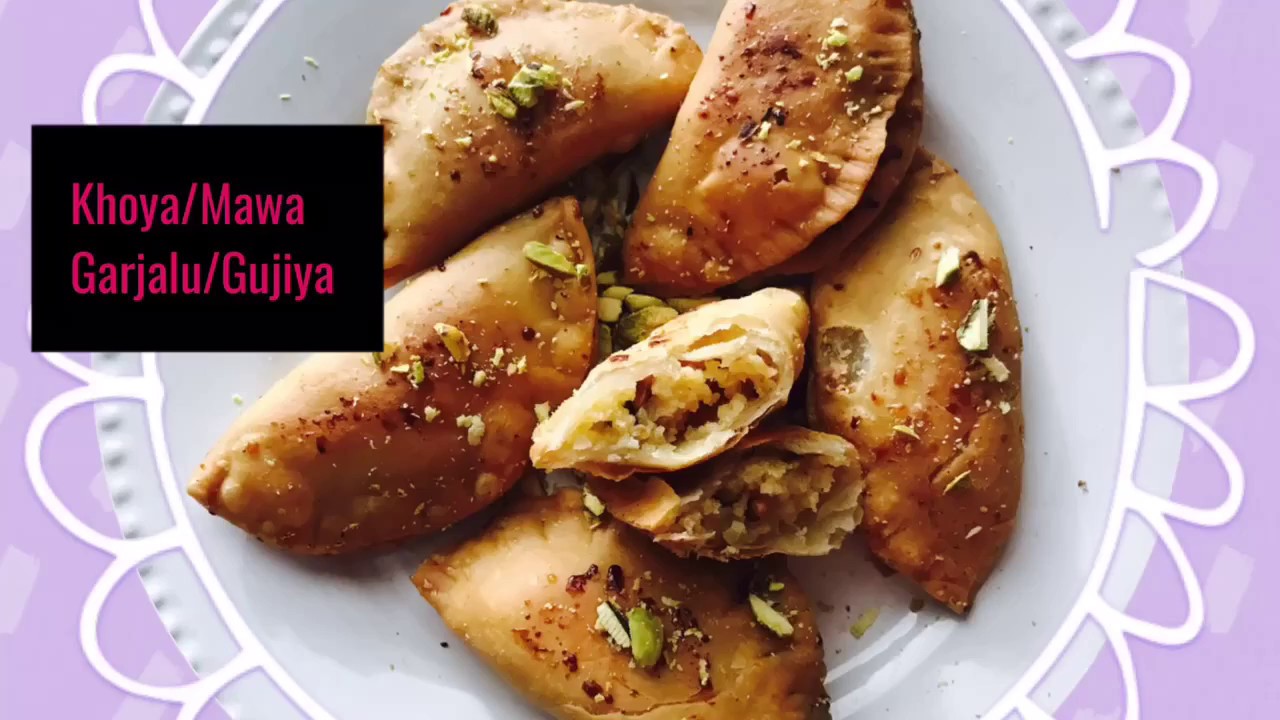Instant Mawa Gujiya Recipe /Khoya Garjalu Recipe/How to Make Gujiya ...
