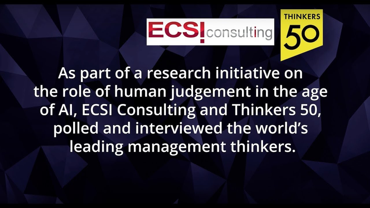 Thinkers50 2017 - Judgment in the Age of AI - Interviews with Top ...