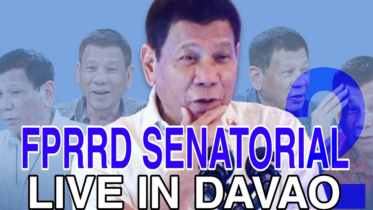LIVE AT DAVAO FPRRD SPEECH - YouTube
