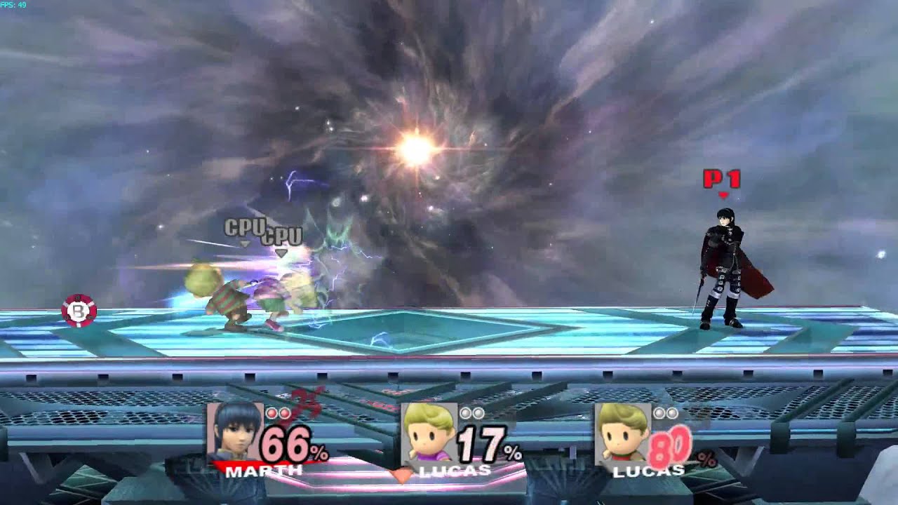 SSBB - Battle 358 - Marth. vs Lucas vs. Lucas - YouTube