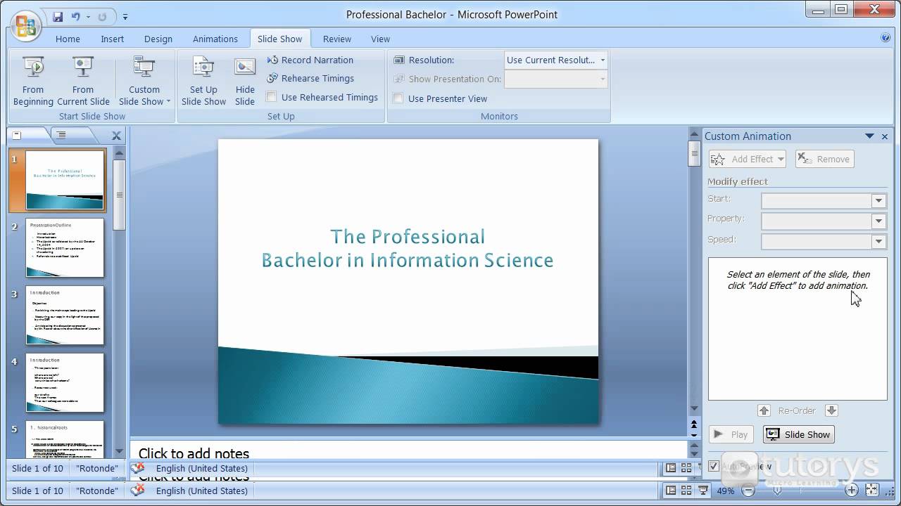 How To Configure The Slide Show Mode With PowerPoint 2007 YouTube How To Configure The Slide Show Mode With PowerPoint 2007 YouTube