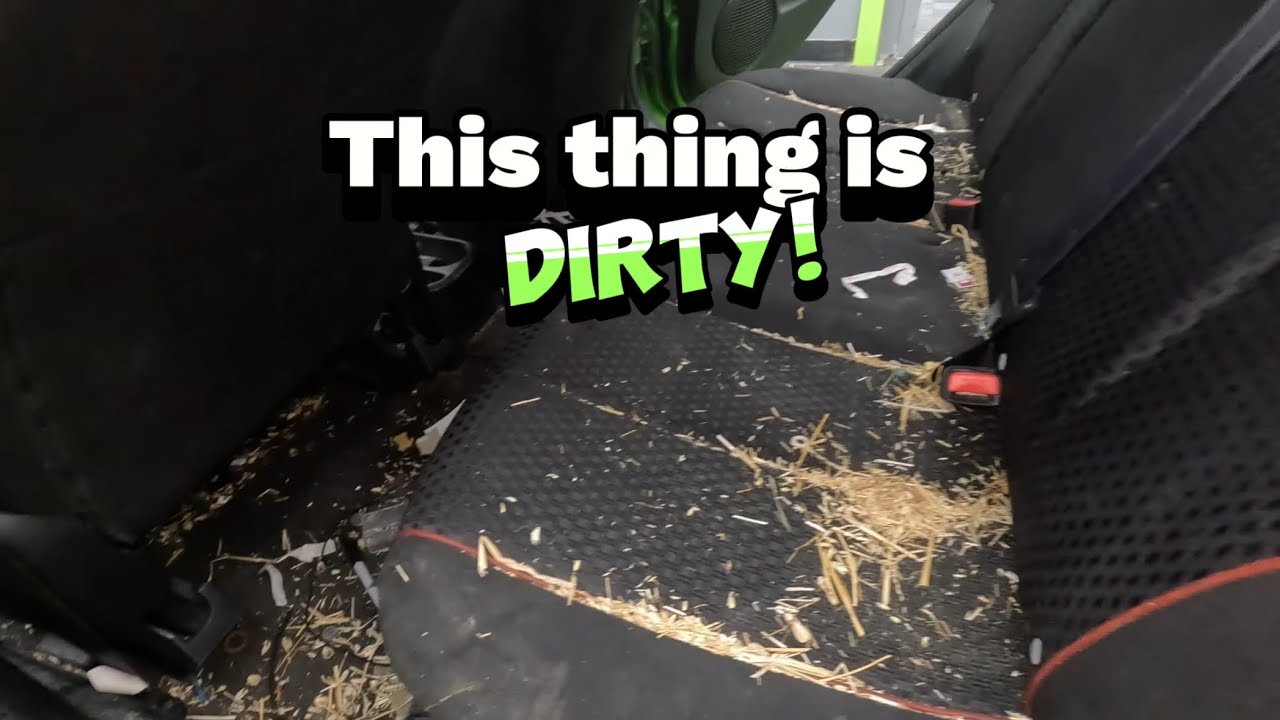 Dirty Car Interior Detailing Transformation - YouTube