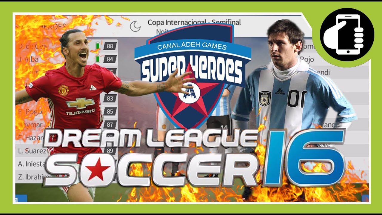 Dream League Soccer 16 - Enfrentrando A Argentina Na Copa Internacional ...