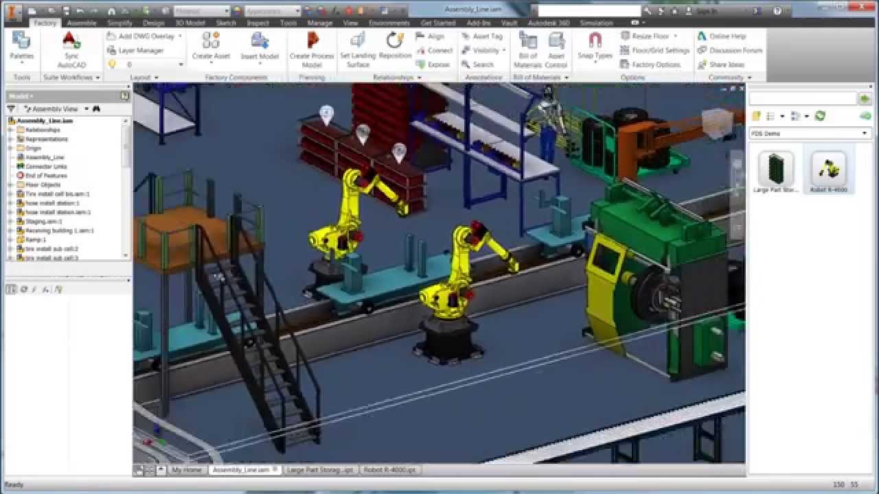 Factory Layout Design - Part 3 of 4 (Assets) - YouTube