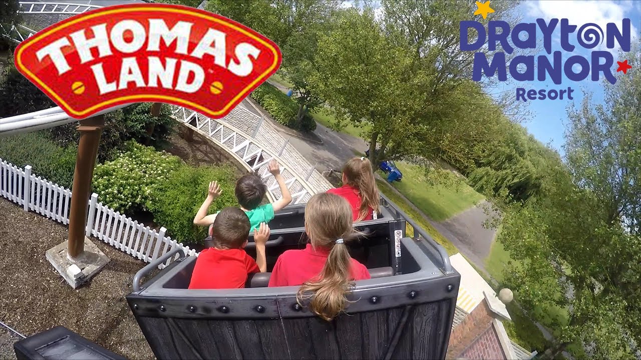 Troublesome Trucks Runaway Roller Coaster On Ride POV - Drayton Manor ...