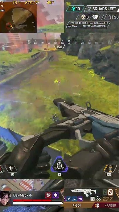 Apex Legends - Kraber headshot while stunned for the win - YouTube