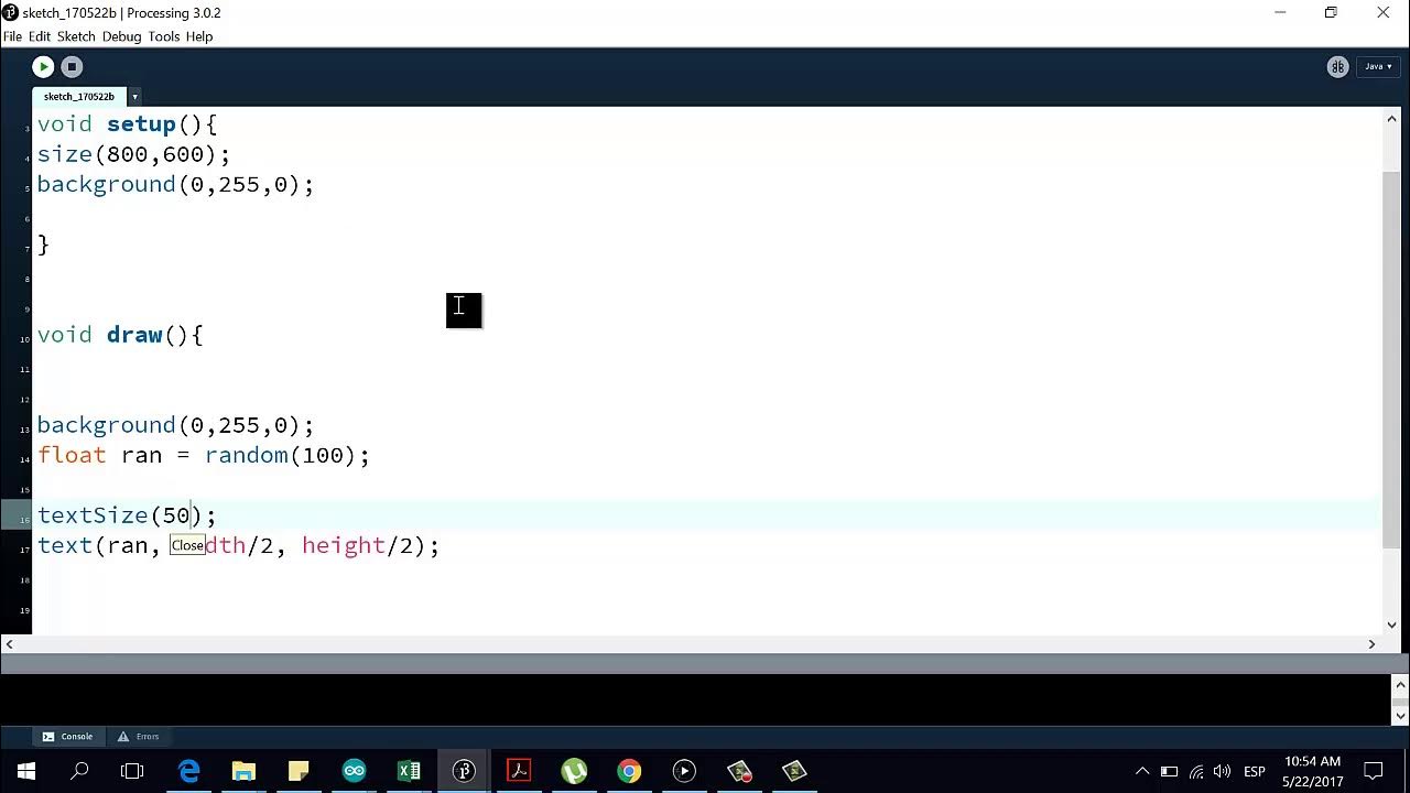 Processing Tutorial 3 - YouTube