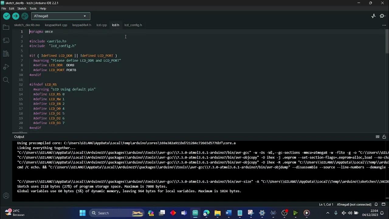 Program Debouncing pada keypad 4x4 - YouTube