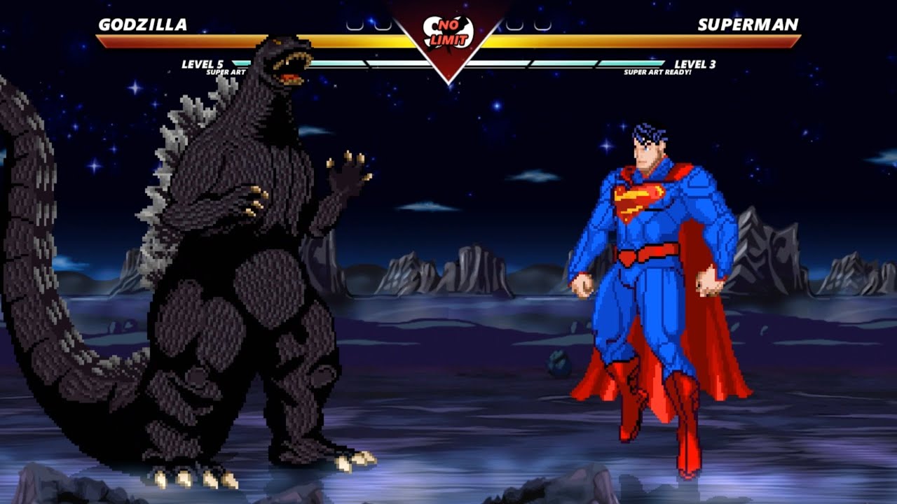 GODZILLA vs SUPERMAN - The most epic fight ever made ! - YouTube