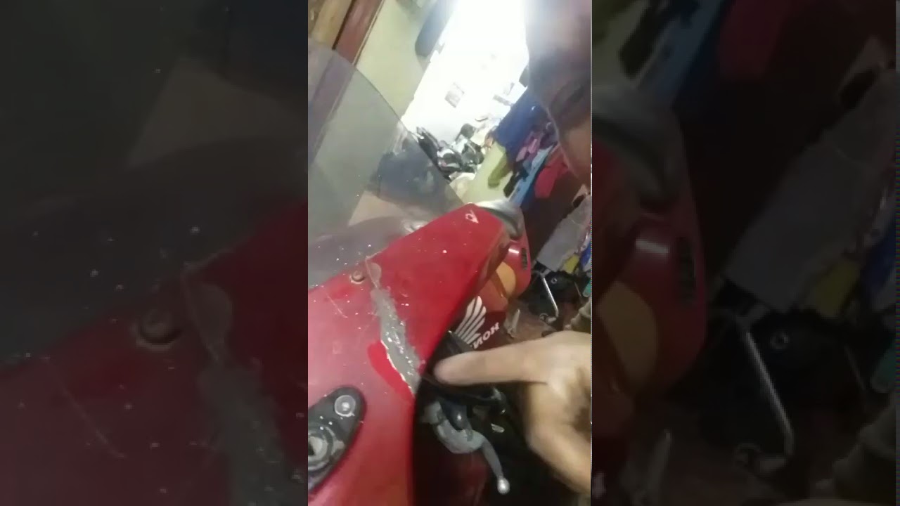 2003 cbr600RR vering patah di gam 2 tan - YouTube