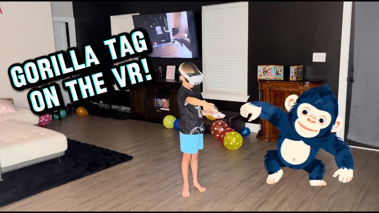 Playing Gorilla Tag On my VR Headset! - YouTube