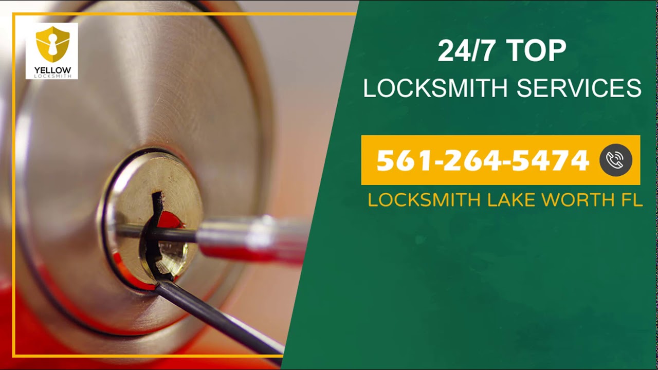 Yellow locksmith - Locksmith in Lake worth - YouTube