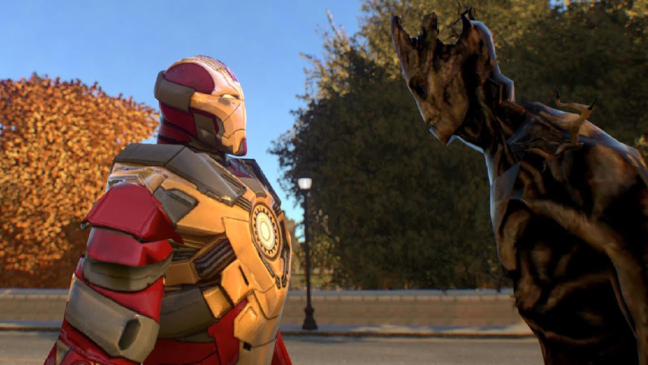 Groot VS Iron Man GTA 4 (MOD) HD - YouTube